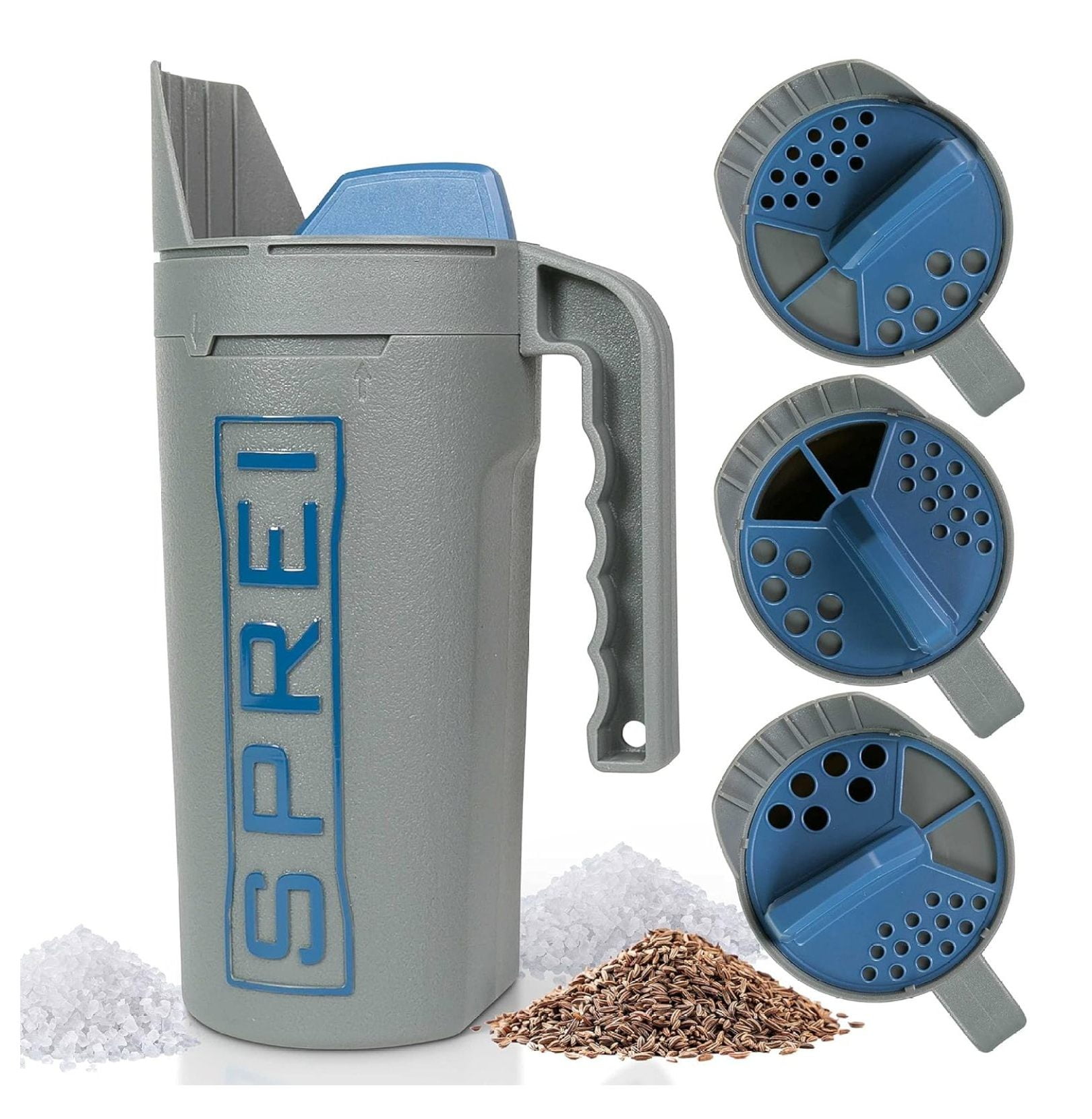 Spot Spreader 80 oz Handheld Shake Dispenser for Salt, Seed, Grass and ...