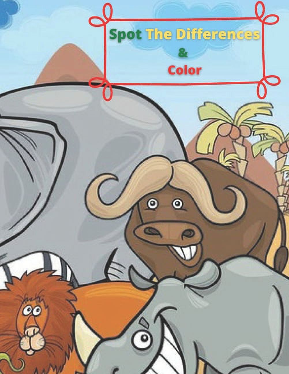 Spot The Differences & Color: Can You Find the Differences?- Coloring ...