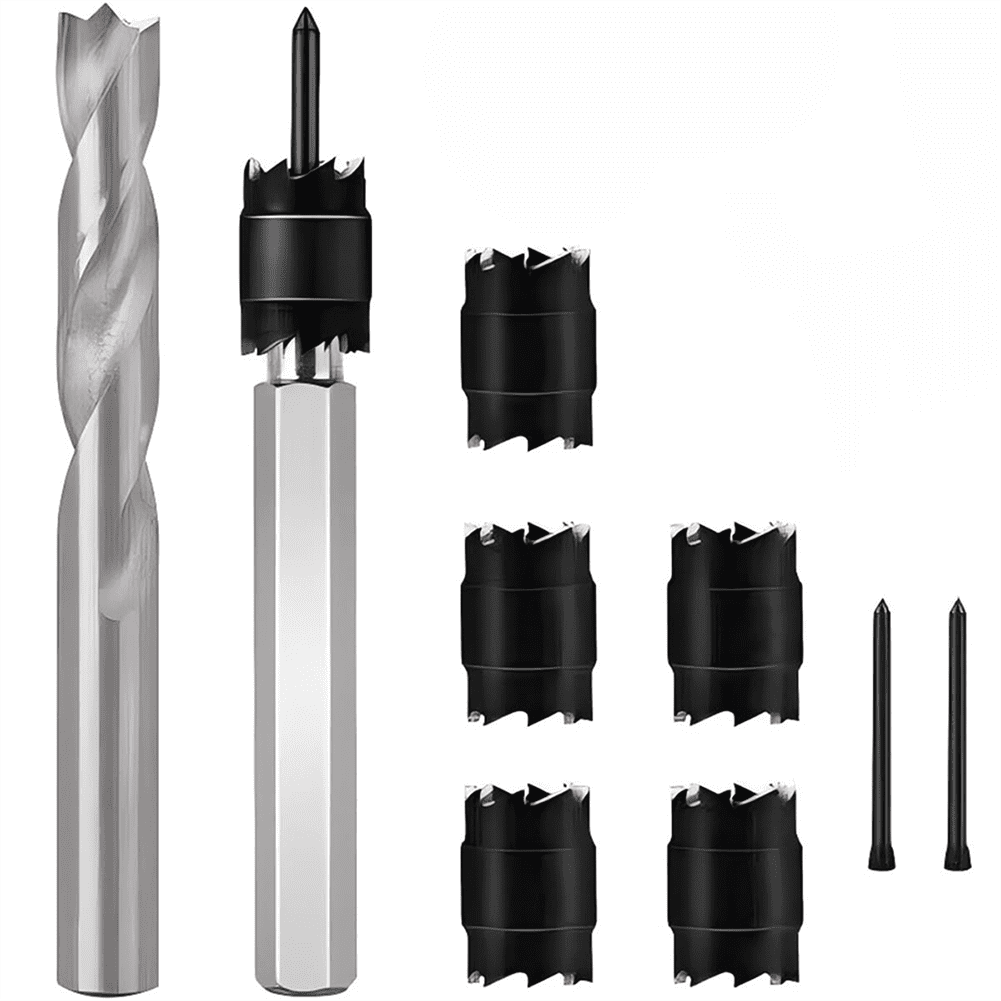 Spot Weld Cutter Kit, 9Pcs Sheet Metal Hole Cutter Punch Remover Panel ...