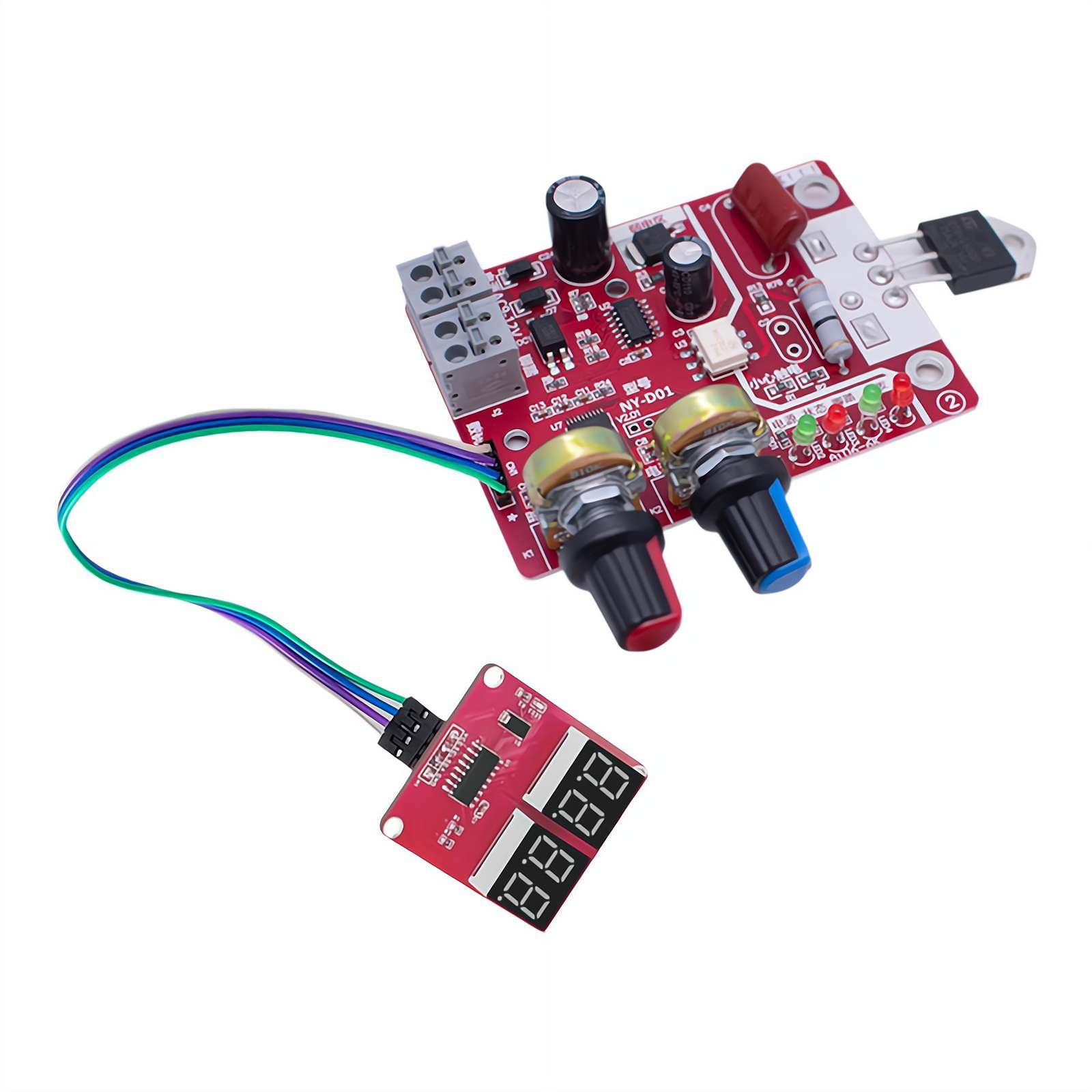 Spot Welder Control Board Digital Spot Welding DIY Controller Board 40A for NY-D01 - Walmart.com