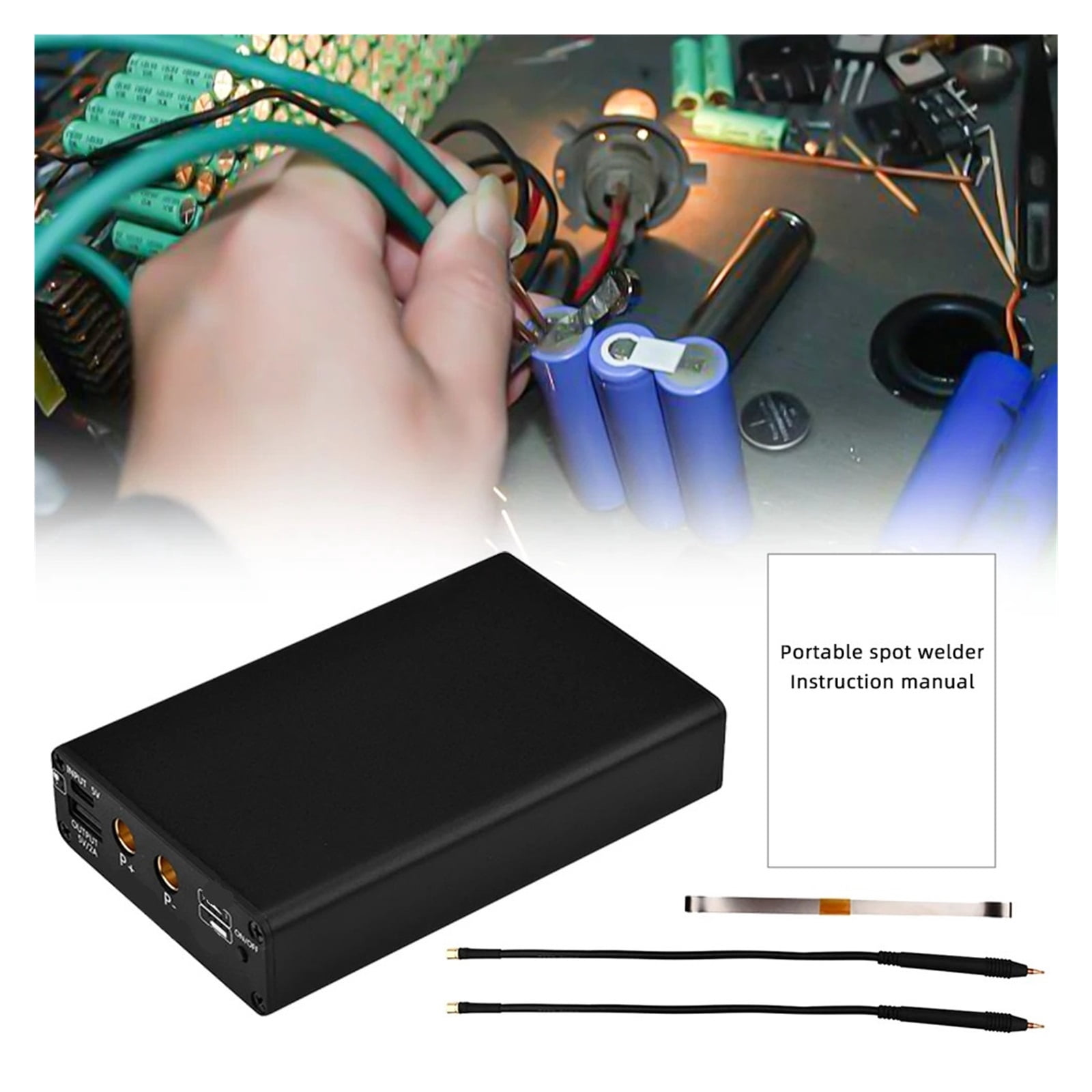 Spot Welder Portable Adjustable Mini Spot Welding Battery Spot Welder ...