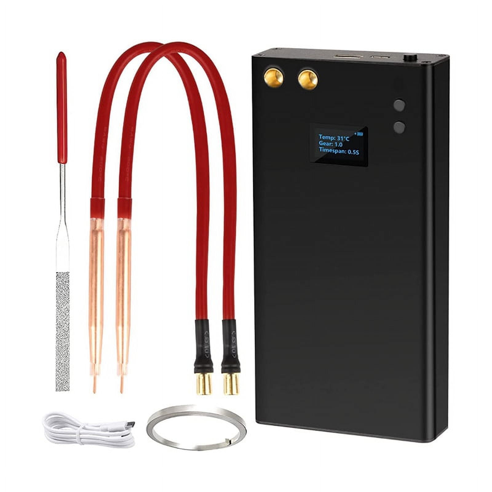 Spot Welder Rechargeable, Spot Equipment Energy 7500MAh 18650 Battery ...
