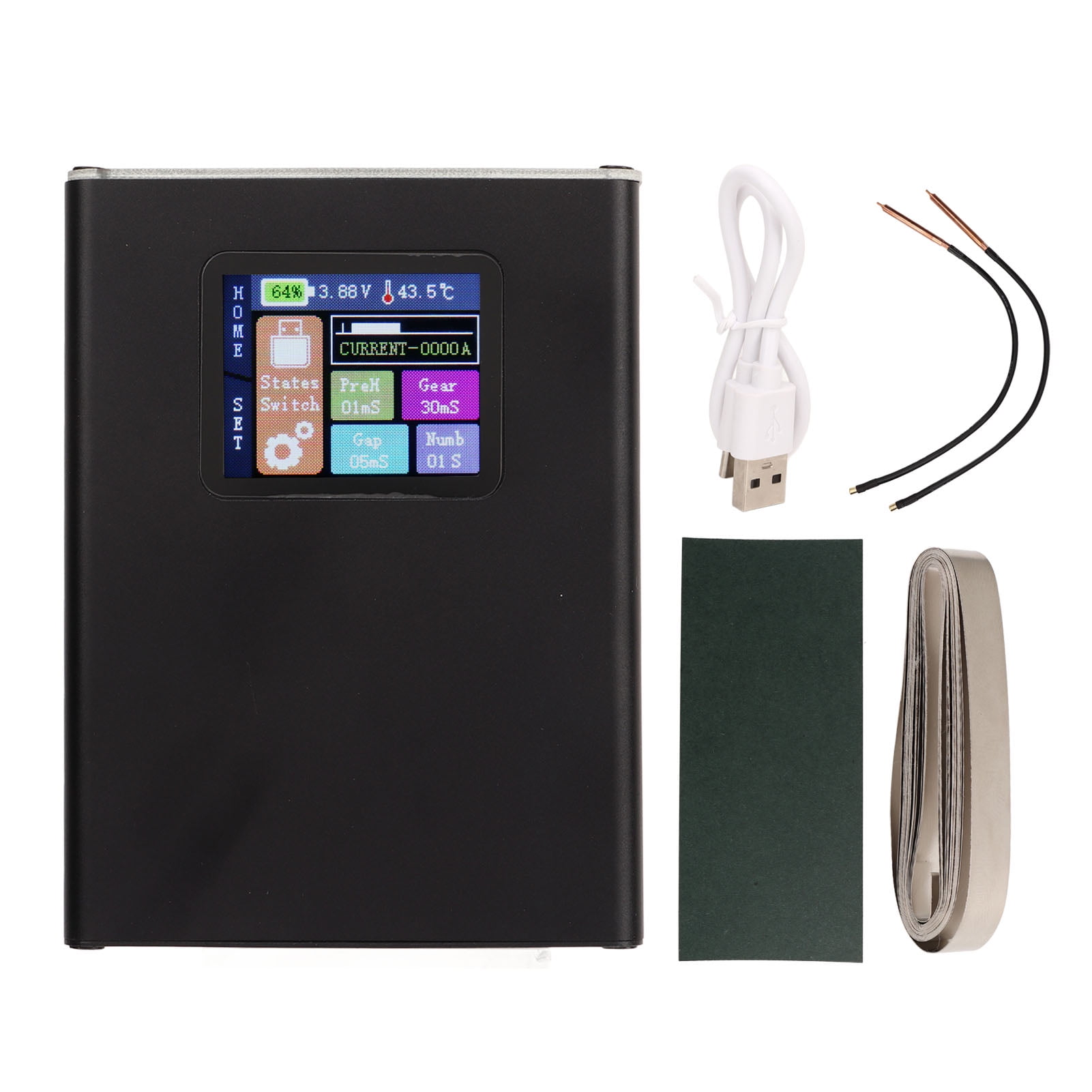 Spot Welder with 1.8in LCD Color Display Adjustable Portable ...