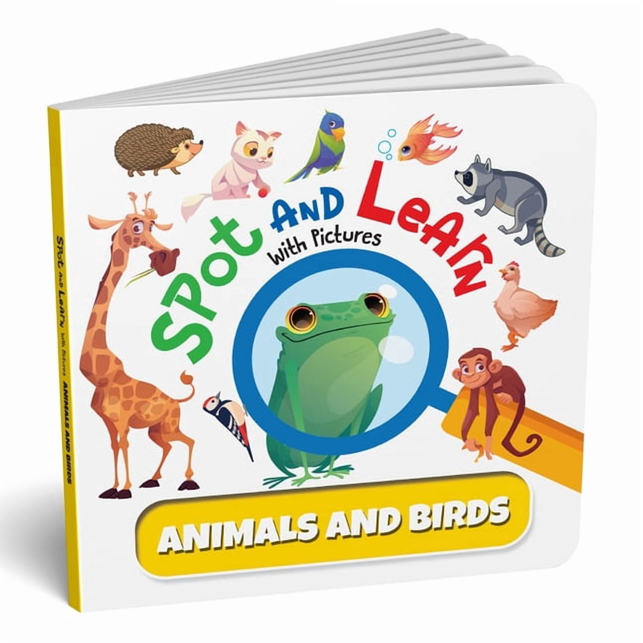 Spot and Learn with Pictures: Animals & Birds: A Fun & Interactive ...