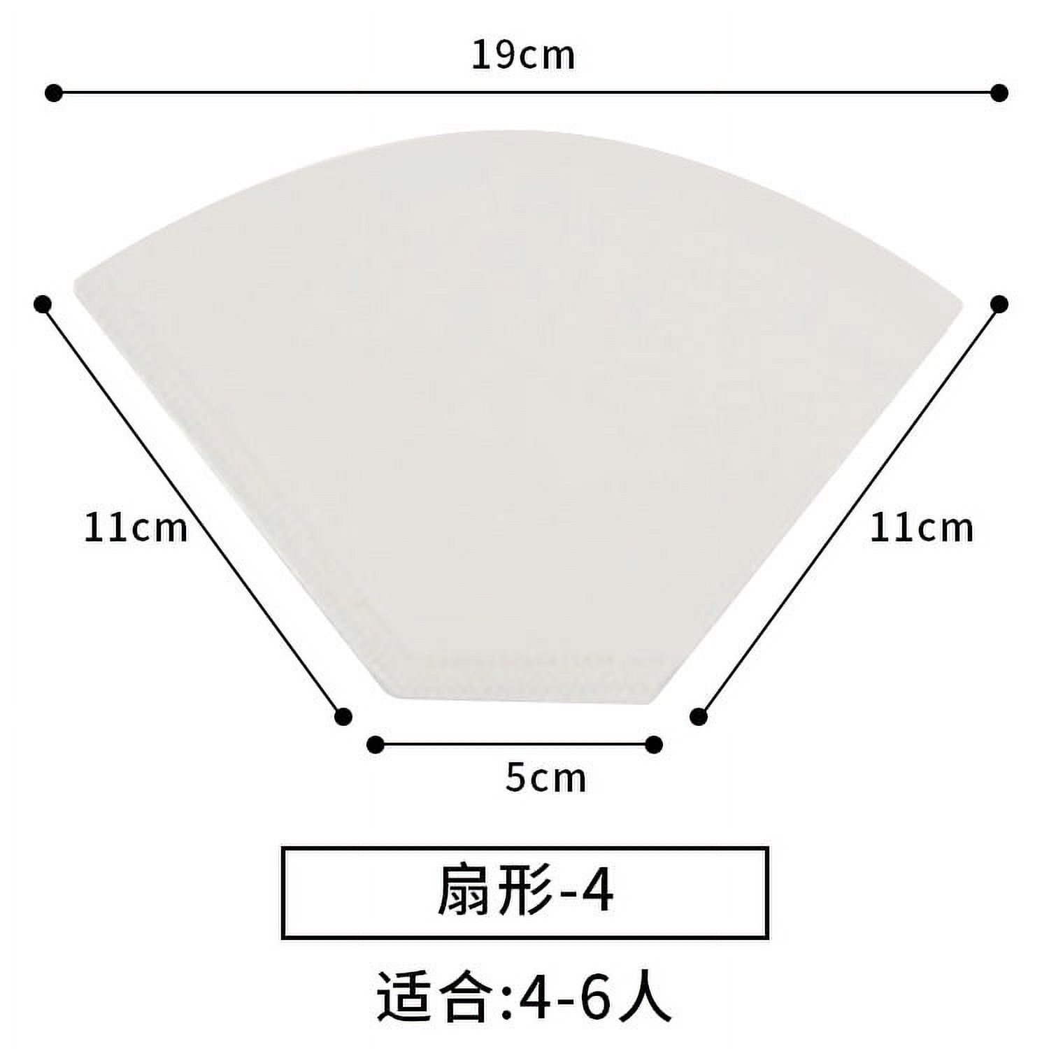 Spot coffee fan filter paper food grade round coffee filter paper V ...