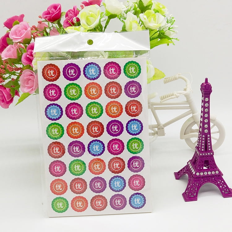 Spot smiley stickers children's kindergarten reward stickers color ...
