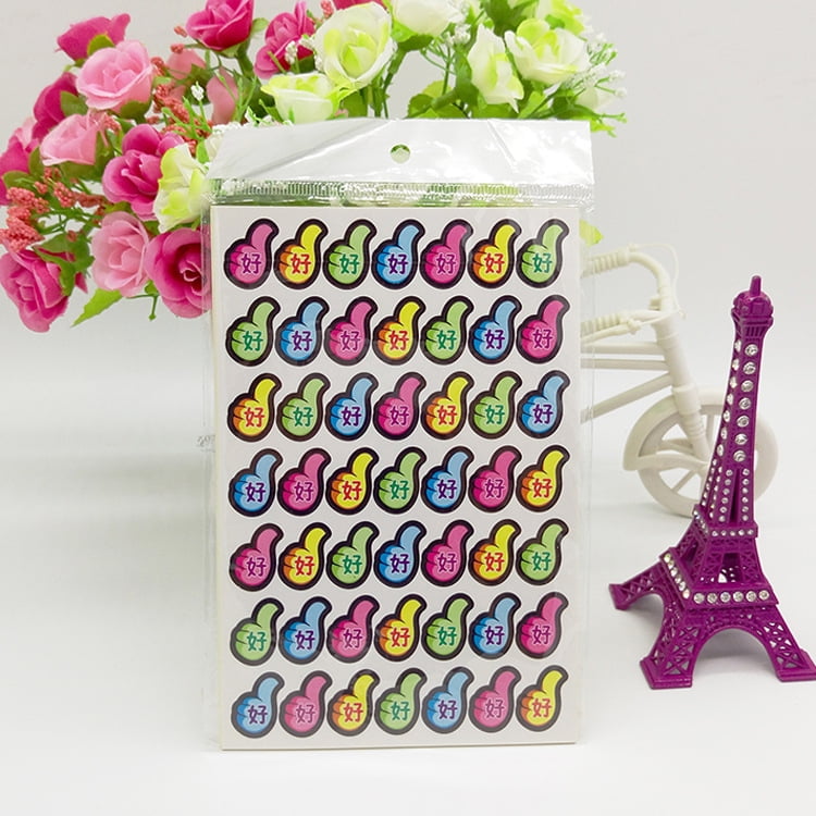 Spot smiley stickers children's kindergarten reward stickers color ...