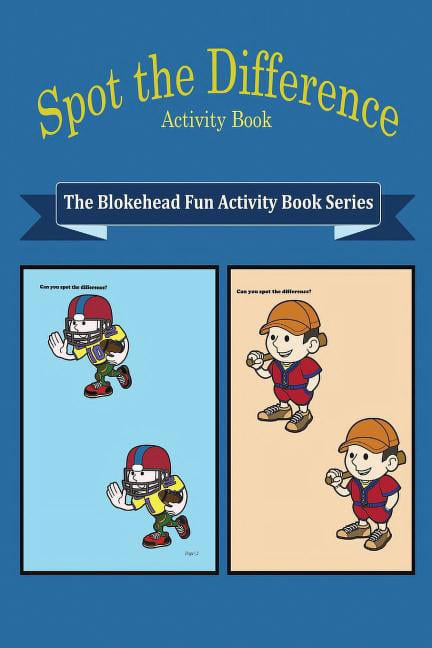 Spot the Difference Activity Book (Paperback)(Large Print) - Walmart.com