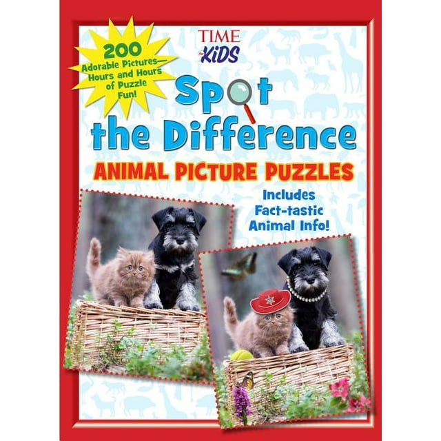 Spot the Difference Animal Picture Puzzles : 200 Adorable Pictures ...