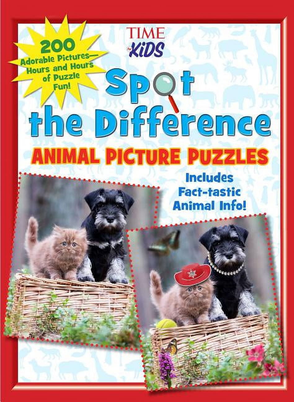 Spot the Difference Animal Picture Puzzles : 200 Adorable Pictures ...