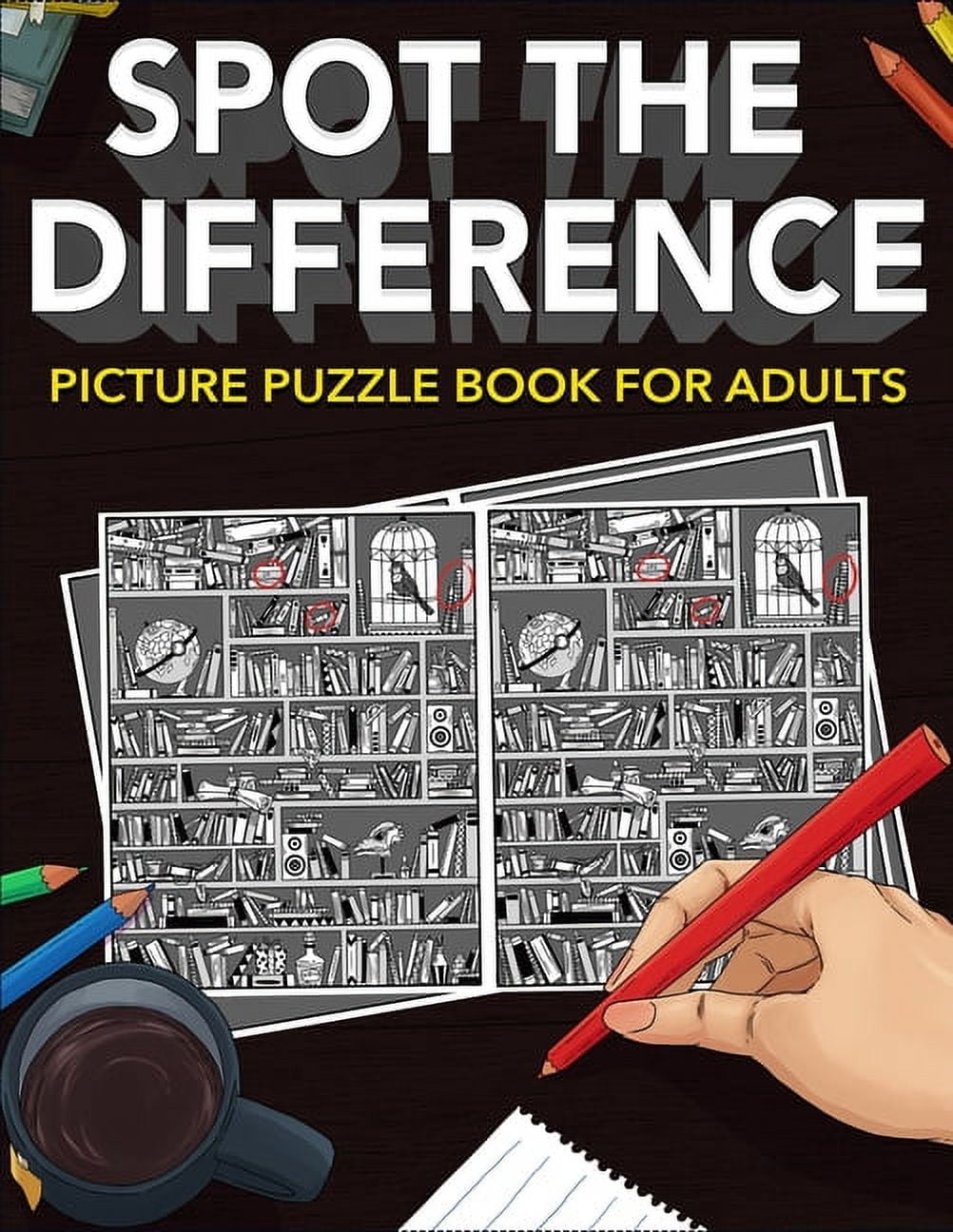 Barton Press - Brain Games: Spot the Difference Picture Puzzle Book for ...