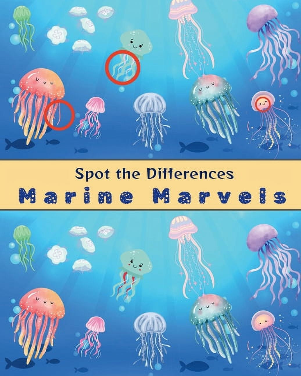 Spot the Differences Marine Marvels: Fun Marine Puzzles for Little ...