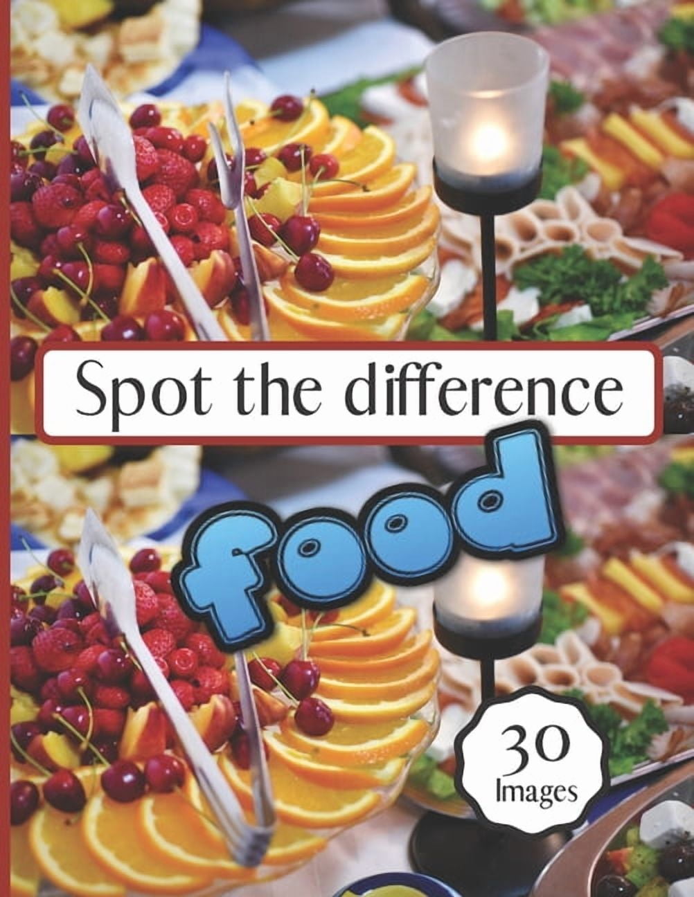 Spot the difference Food: Picture Games Puzzles For Adults Tested Your ...