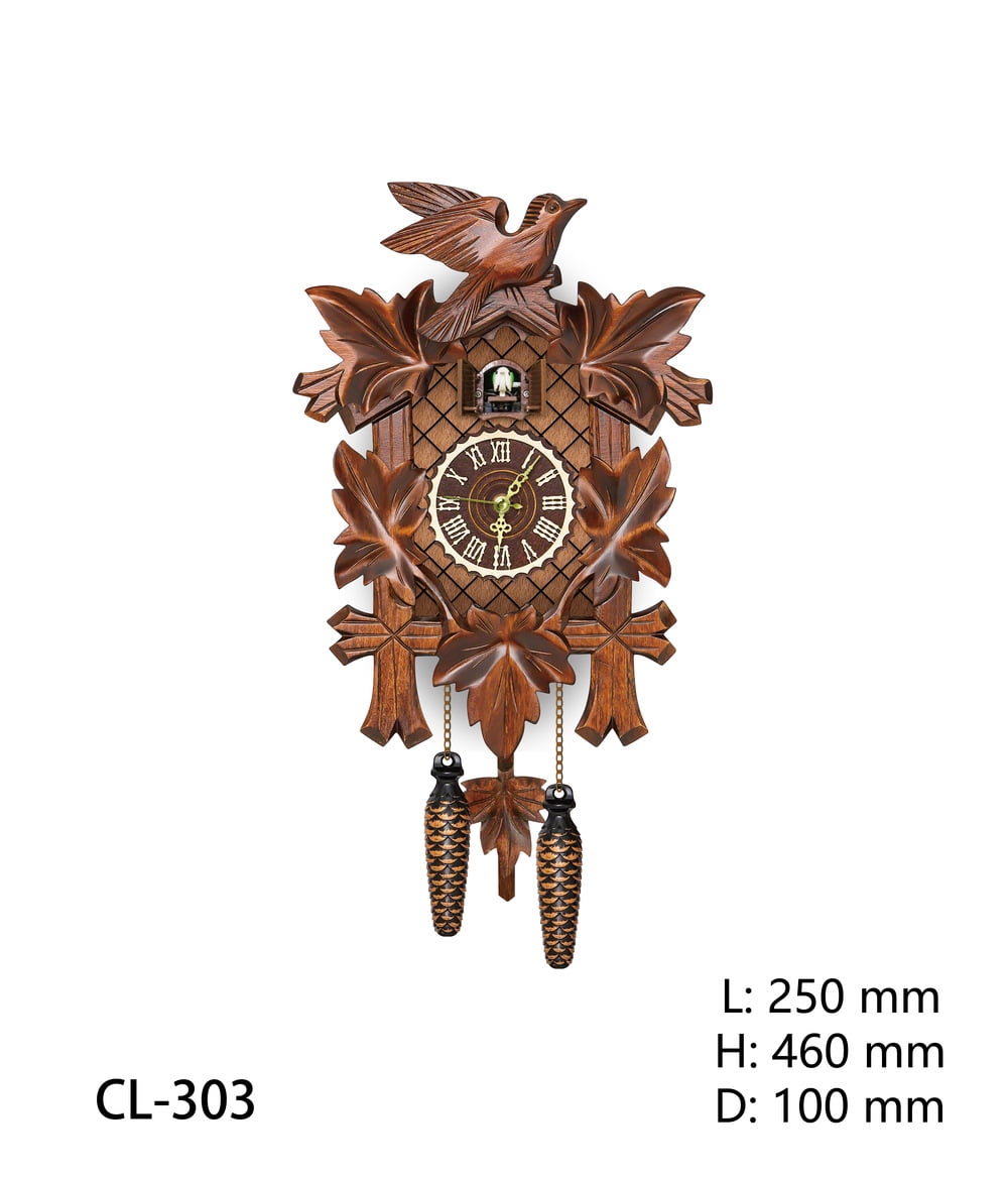 Spot wall clock chimes cuckoo cuckoo clock Nordic vintage clock wooden ...