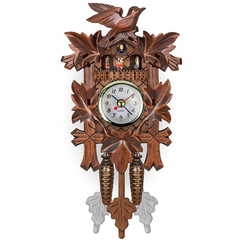 Spot wall clock chimes cuckoo cuckoo clock Nordic vintage clock wooden ...