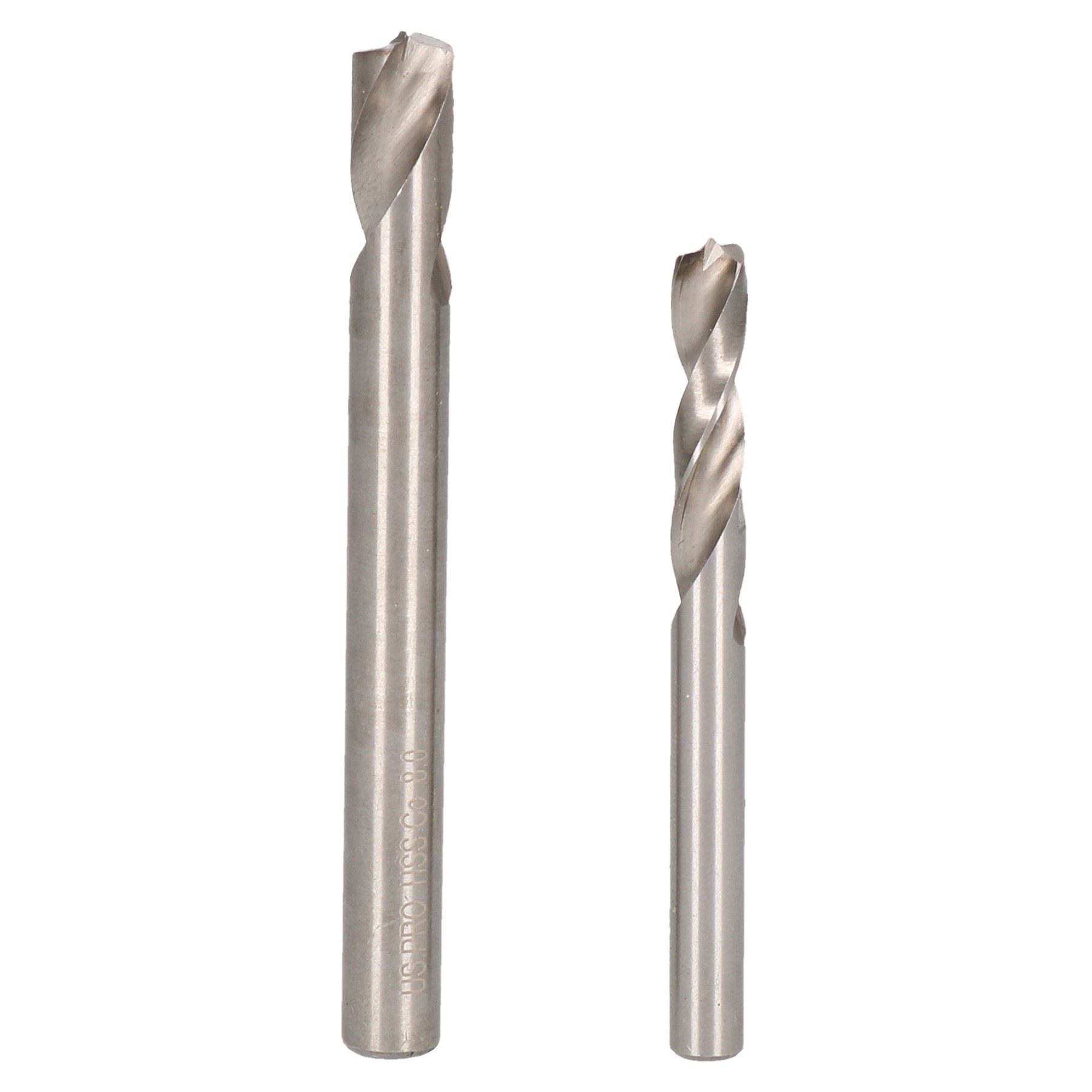 Spot weld drill / remover / cutter cobalt tip 2pc 6mm and 8mm AT111 ...