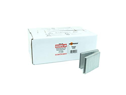 SpotNails 6516PG-5M 2" Galvanized 15 Ga 7/16" Medium Crown Staples 5M ...