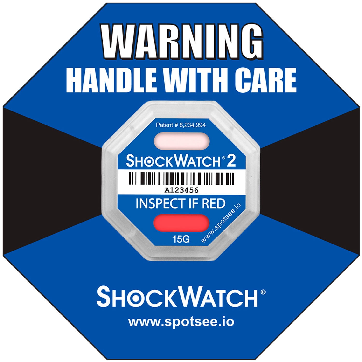 Shockwatch G-Force Indicator Label,15G,PK50 47000K - Walmart.com