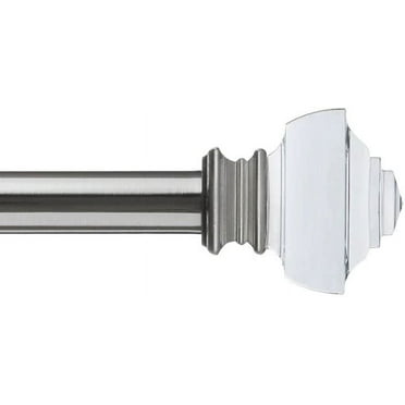 Exclusive Home Rope Knot 1" Curtain Rod and Coordinating Finial Set ...