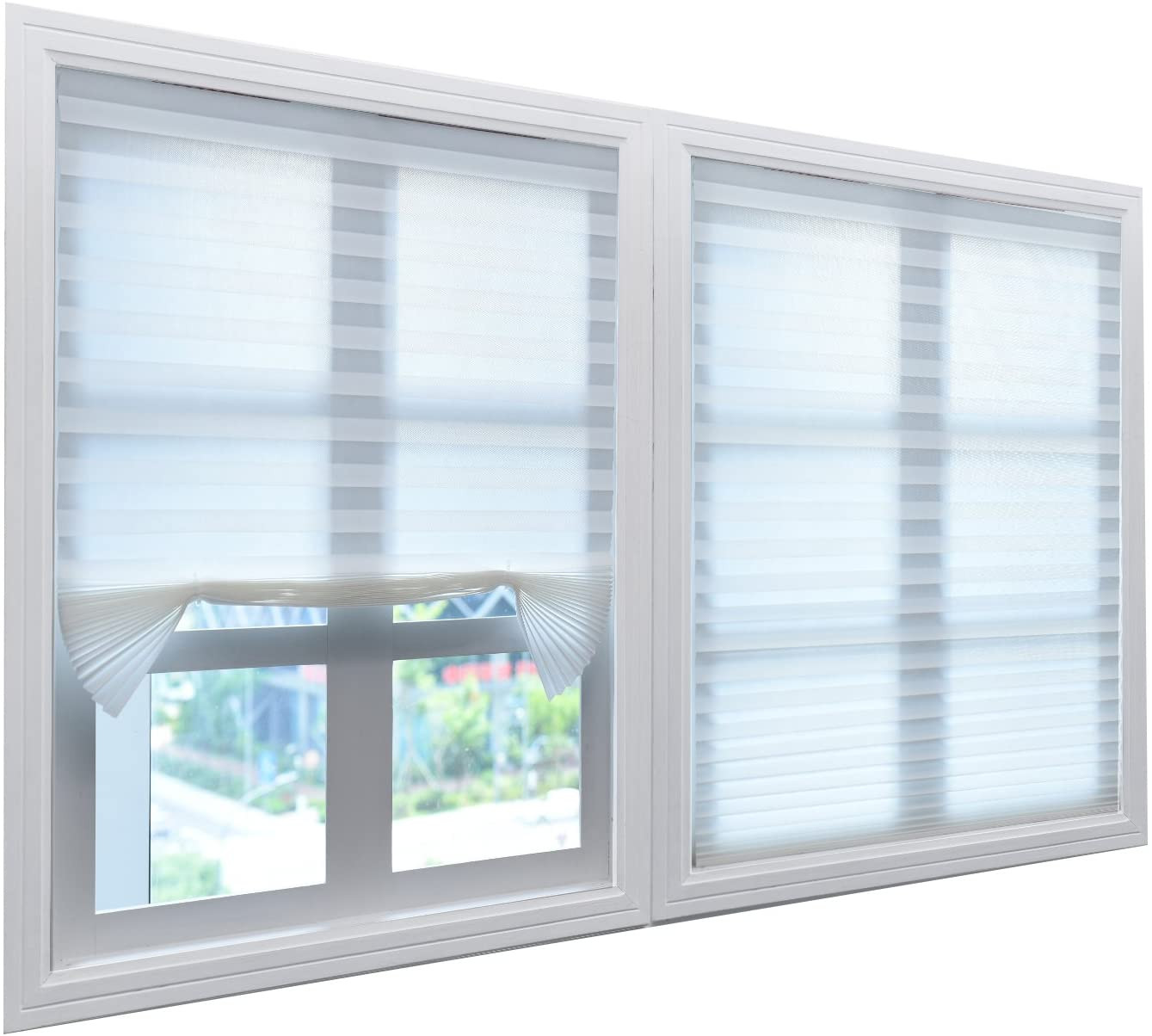 Redi Shade Original Room Darkening Pleated Paper Window Shade, 6 Pack ...