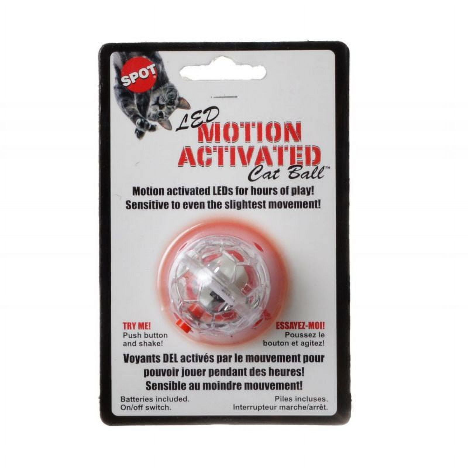 Spotbrites LED Motion Activated Rainbow Ball for Cats [Cat, Toys Other ...