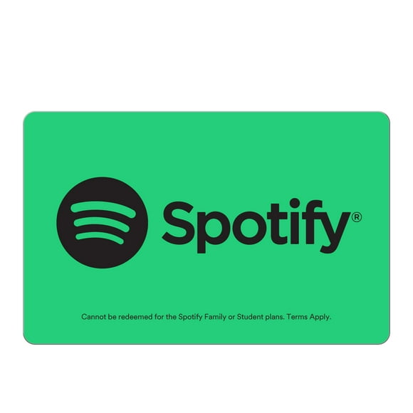 Spotify Gift Cards in Entertainment Gift Cards - Walmart.com