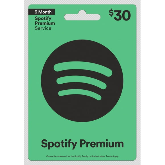 Spotify Gift Cards in Entertainment Gift Cards - Walmart.com