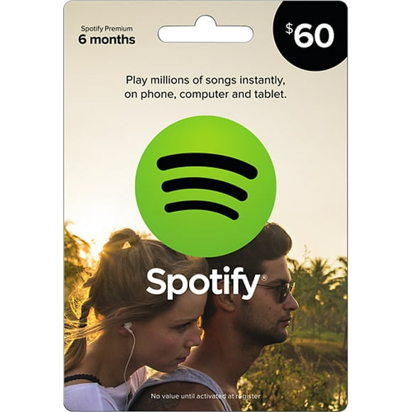 Spotify Gift Cards in Entertainment Gift Cards - Walmart.com