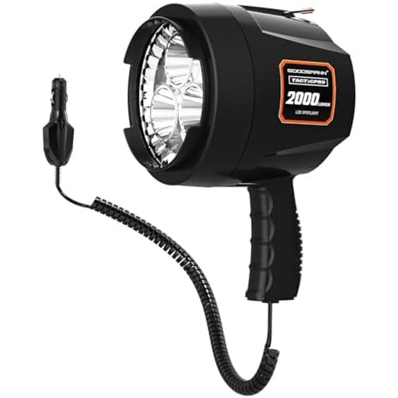 Spotlight 12 Volt Spotlight Led up to 2000 Lumen Boat Handheld ...