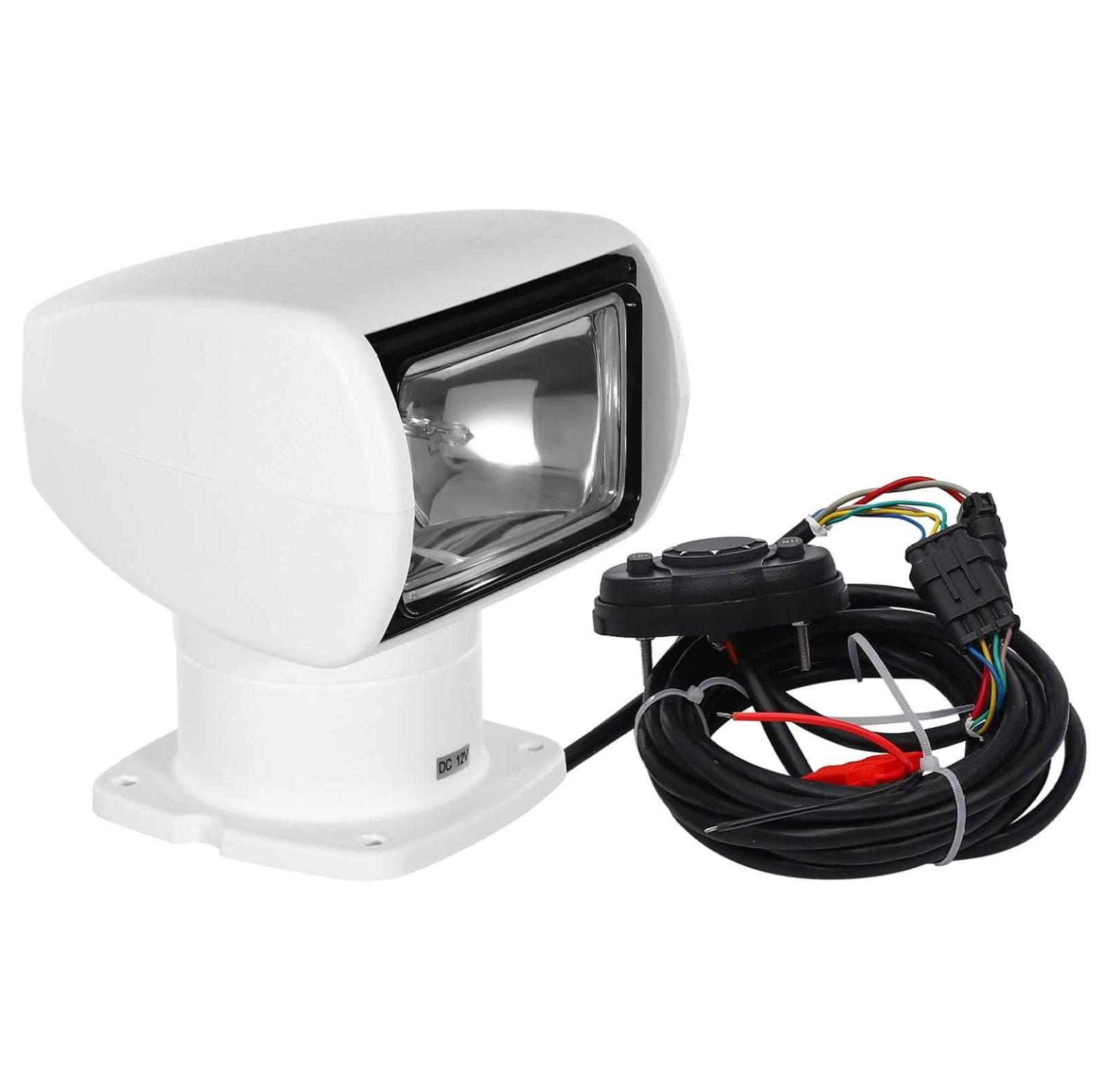 Spotlight, DC 12V 100W 2500LM 3200K Halogen Searchlight Boat Spotlight ...