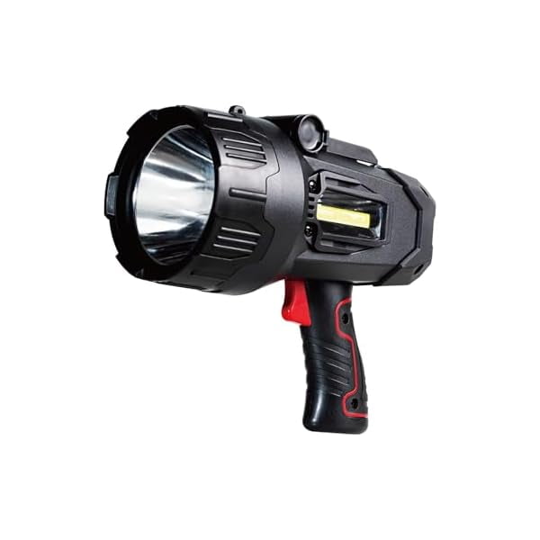 Spotlight Flashlight, 150000 Lumens Super Bright LED Rechargeable ...