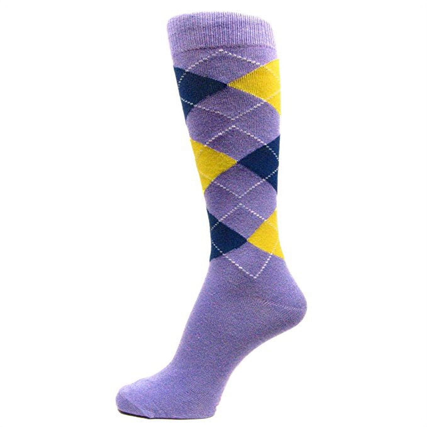 Spotlight Hosiery shades of PURPLE Men's Groomsmen's Dress Socks ...