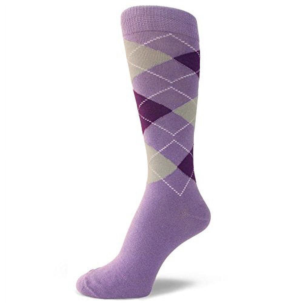 Spotlight Hosiery shades of PURPLE Men's Groomsmen's Dress Socks ...