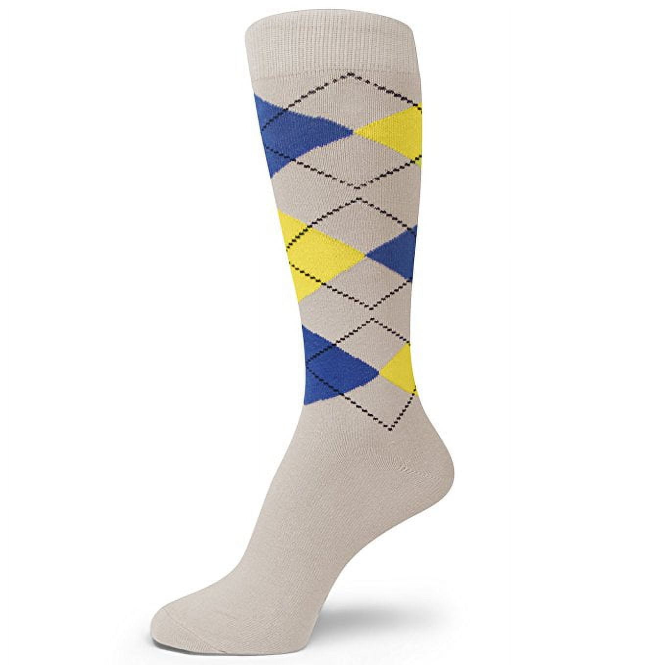 Spotlight Hosiery shades of YELLOW Men's Groomsmen's Dress Socks (Gold ...