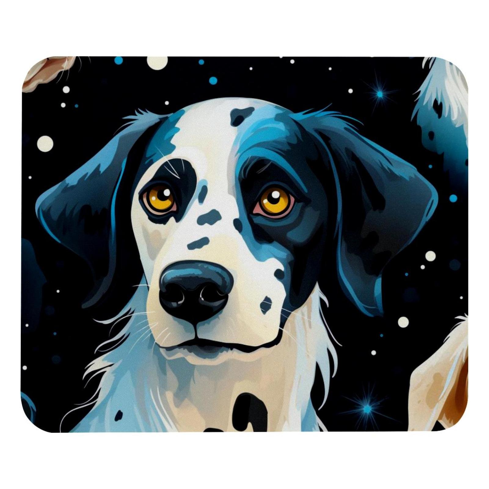 Spotted Dog Computer Mouse Pad,Rubber Mouse Mat for Gaming, Office ...