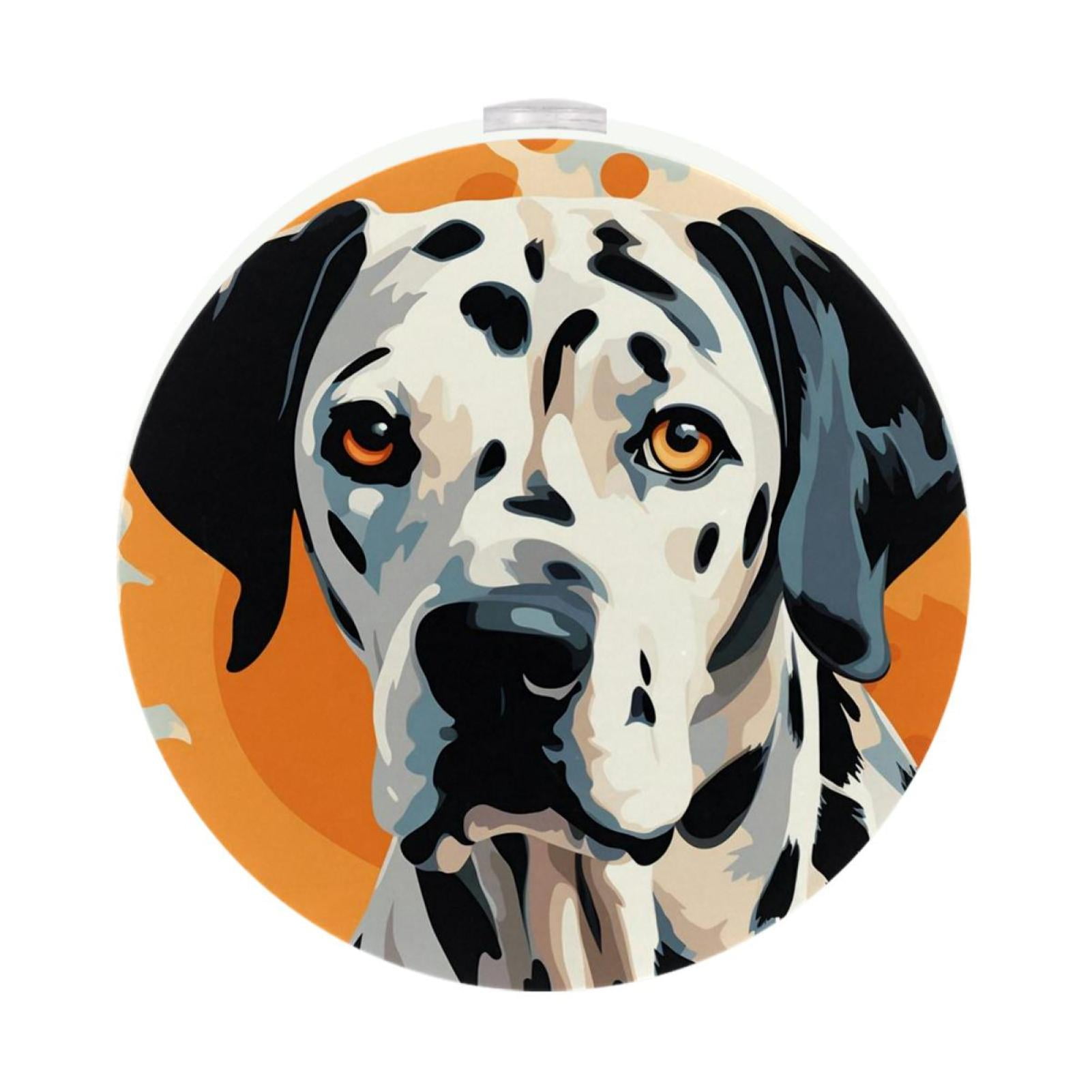 Spotted Dog LED Round Night Light - 2 Pack, Plug-in Motion Sensor Wall ...