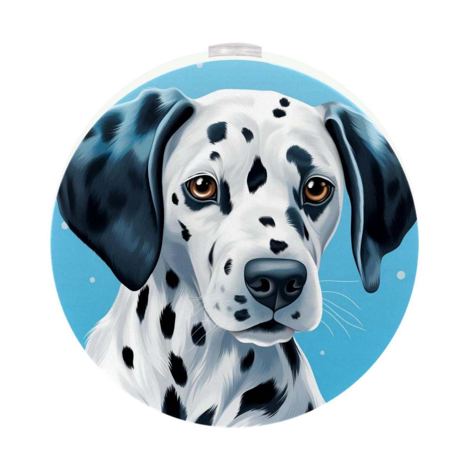 Spotted Dog LED Round Night Light-2PCS: Wireless & Portable Small ...