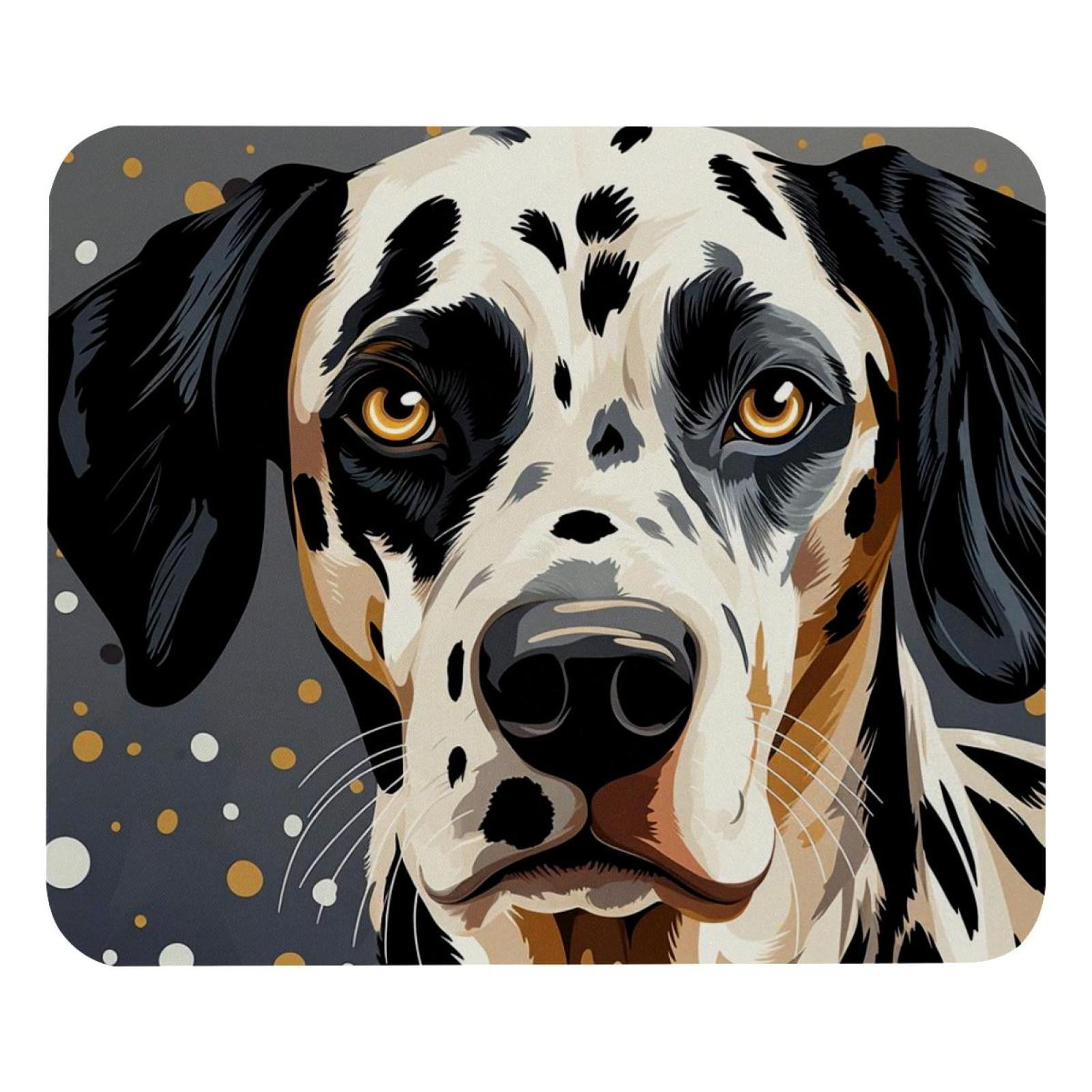 Spotted Dog Mouse Pad for Wireless Mouse Home Office Desk Laptop with ...