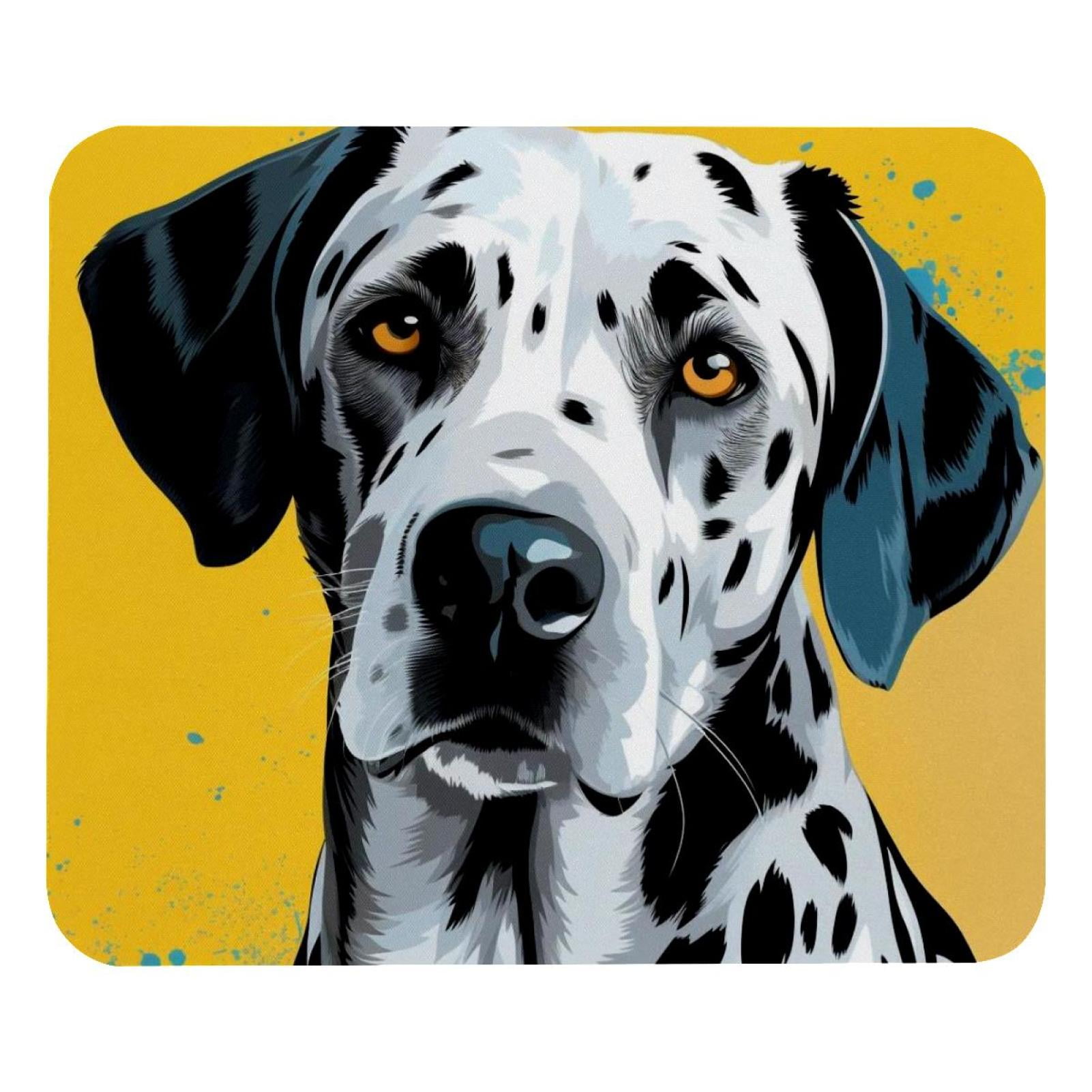 Spotted Dog Mouse Pad for Wireless Mouse Home Office Desk Laptop with ...