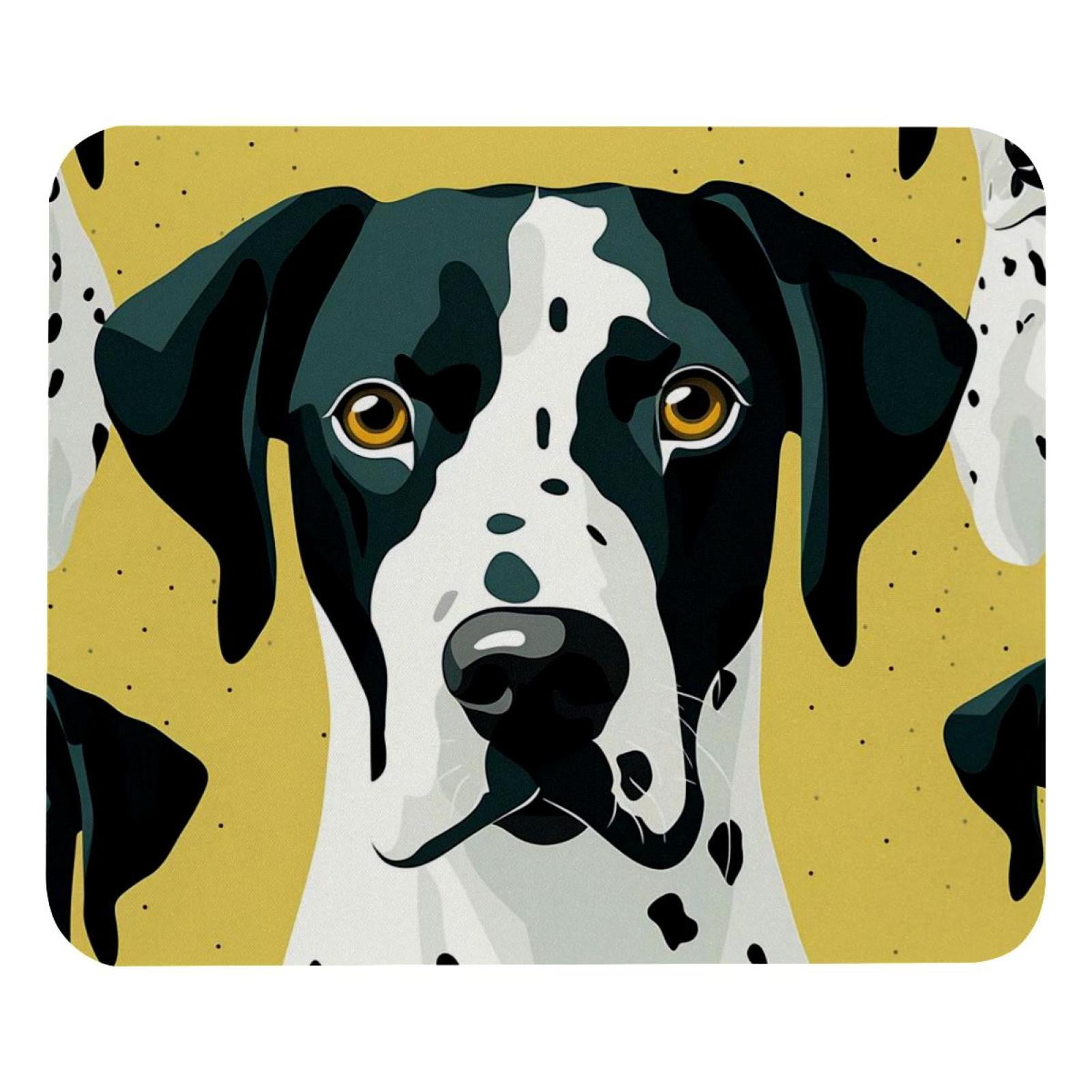 Spotted Dog Mouse Pad for Wireless Mouse Home Office Desk Laptop with ...