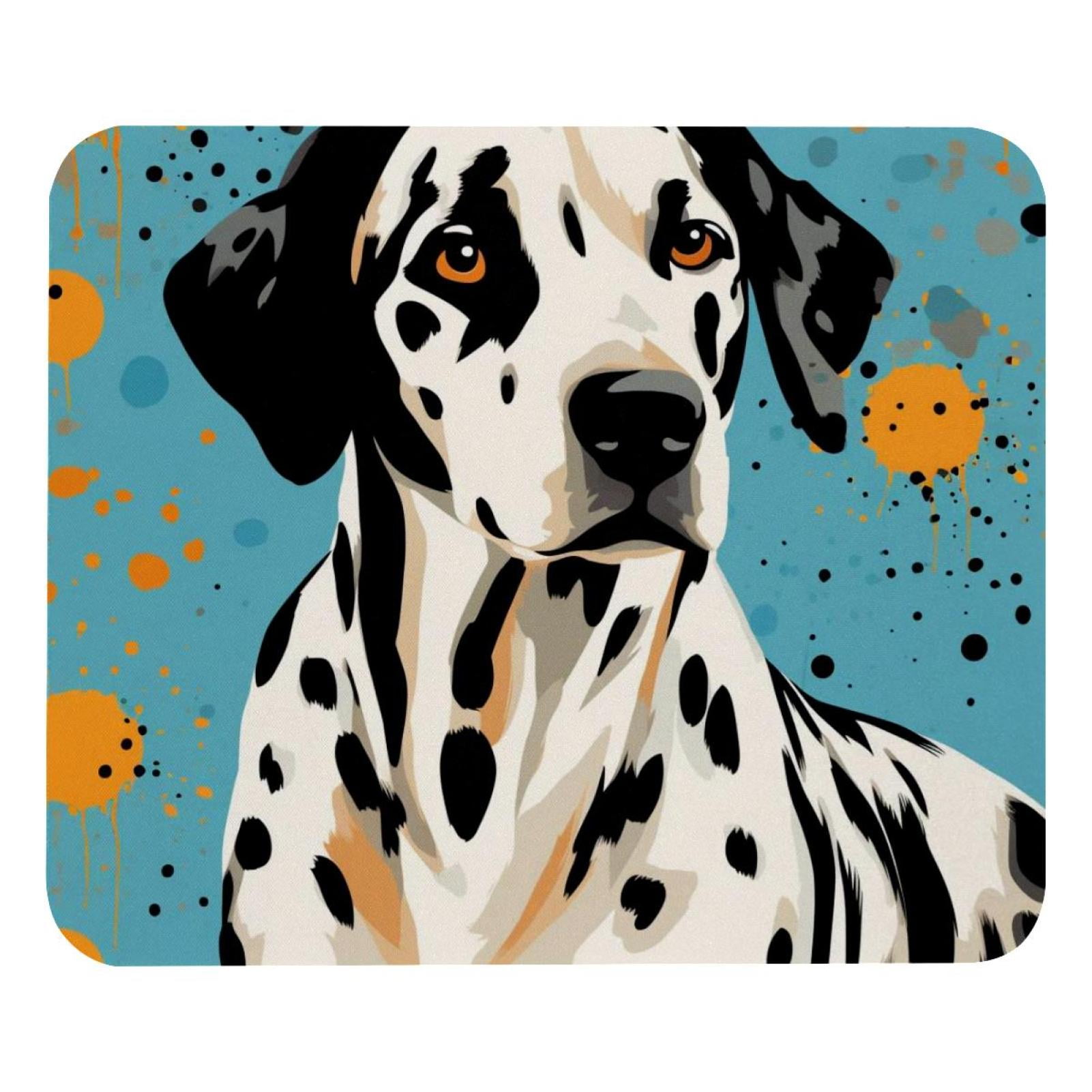 Spotted Dog Mouse Pad for Wireless Mouse Home Office Desk Laptop with ...