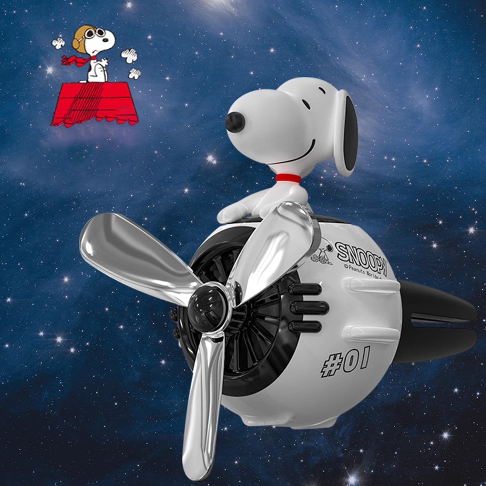 Spotted Dog Pilot Car Air Fresheners Cute Dog Airplane Car Diffuser ...