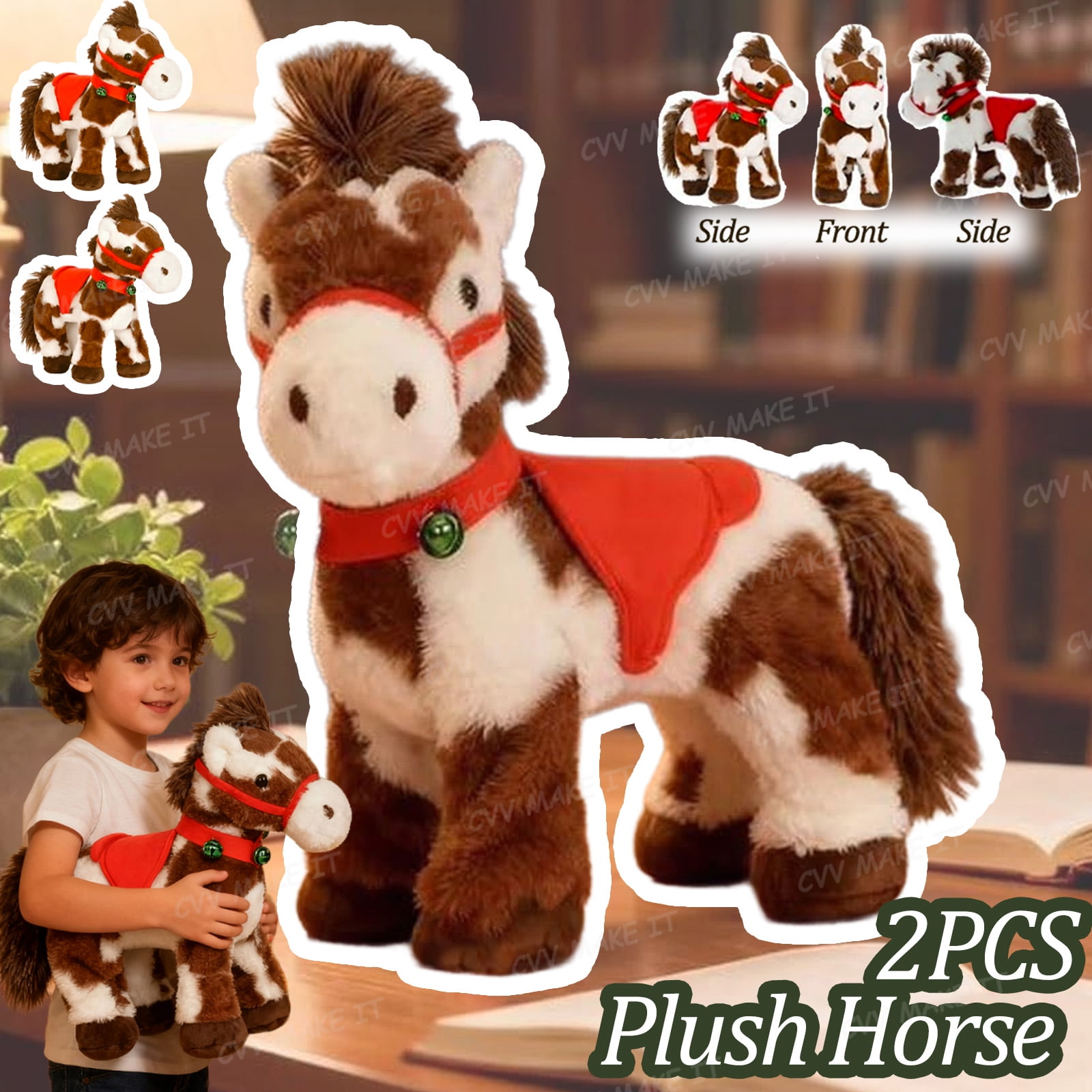 Spotted Electric Plush Horse Soft Adorable Pony with Crisp Sound Cute ...