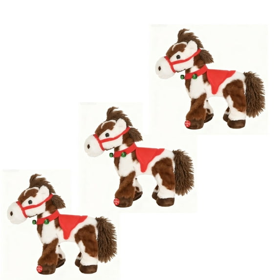 Spotted Electric Walking Pony Plush Horse, Interactive Stuffed Animal ...