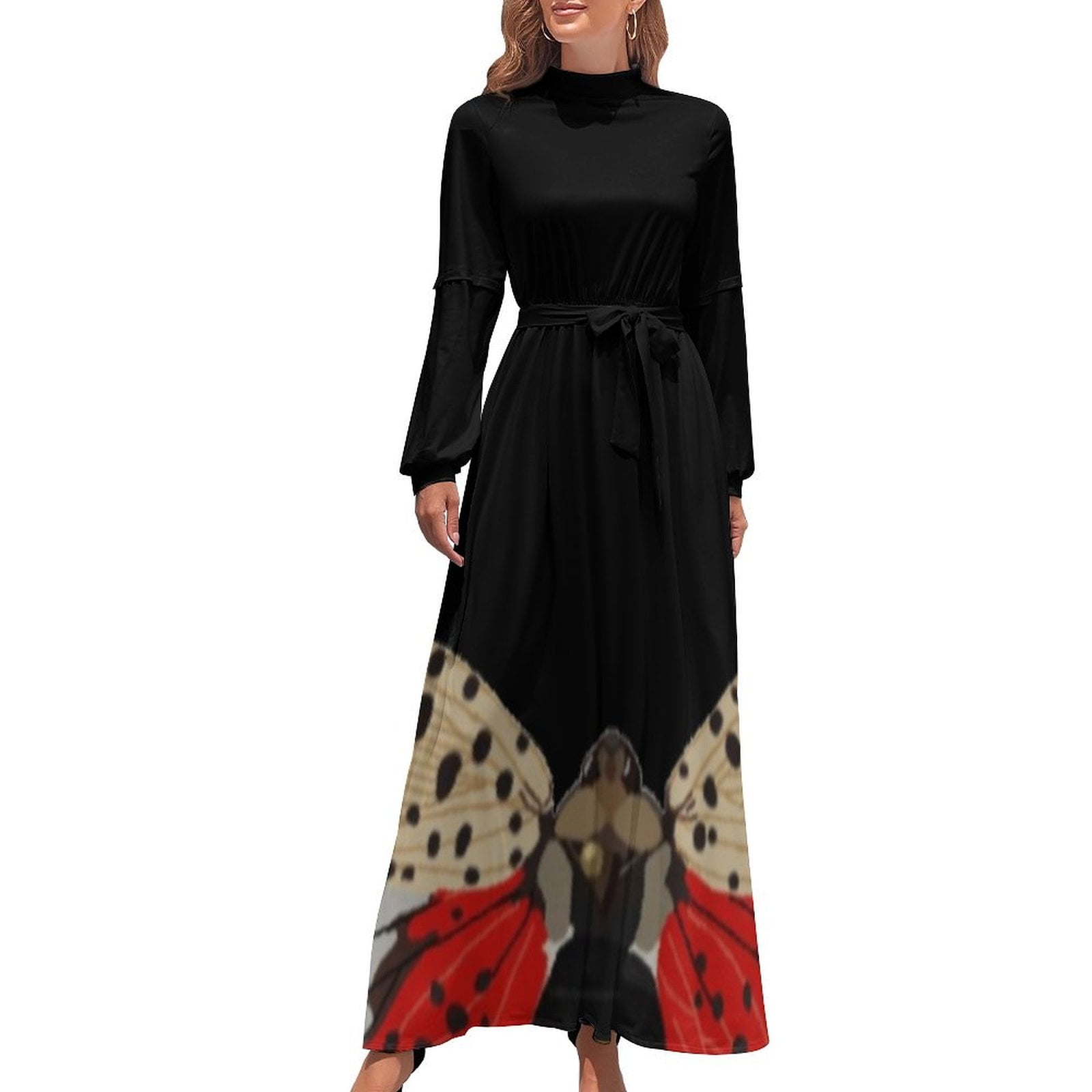 Spotted Lanternfly Long Dress dress summer 2024 women beach dress ...