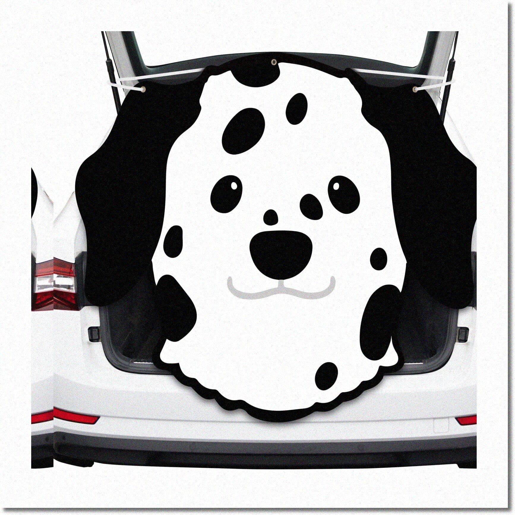 Spotty Paws Party Car Kit - Dalmatian Trunk Decorations with Waterproof ...