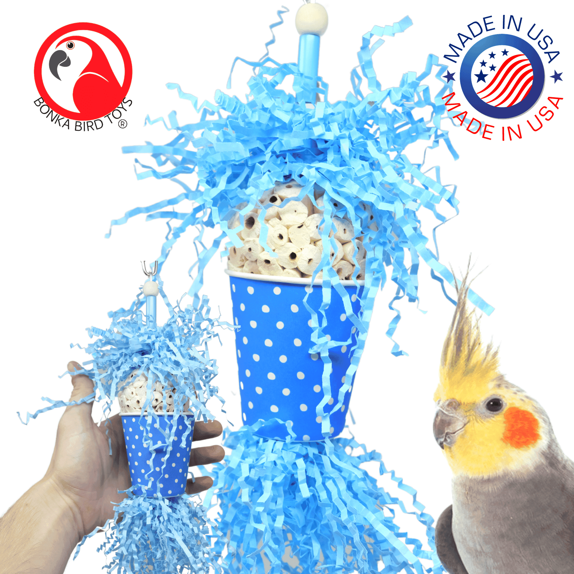 Spotty Sola Foraging Bird Toy Style: 2355 Spotty Sola Blue - Walmart.com