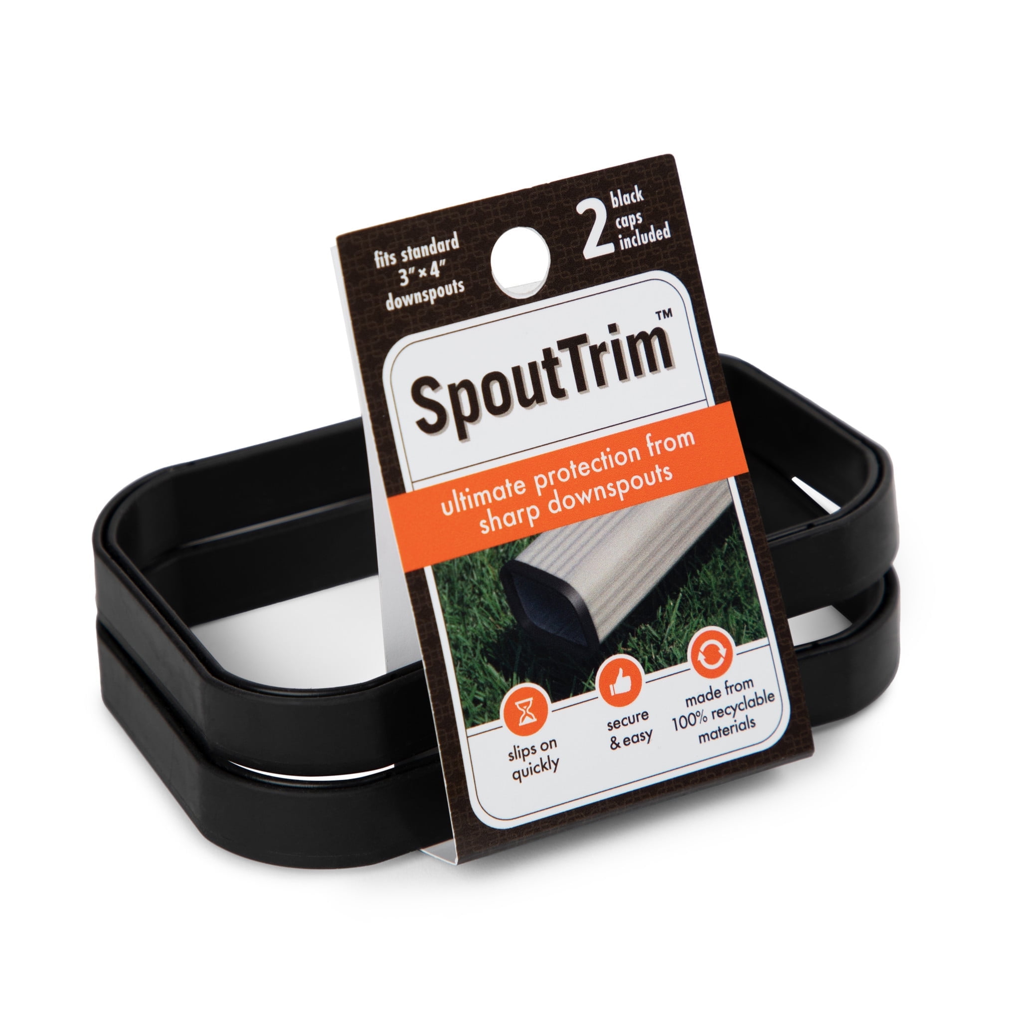 SpoutTrim | Downspout Safety Cap and Cover | 3"x4" | Durable | 2-Pack ...