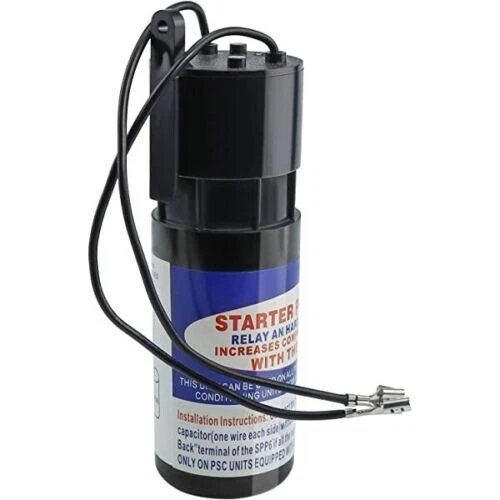 Spp6 Hard Start Kit Capacitor Relay 1/2Hp-10Hp Increases Torque 500% Pow-R-Pak - Walmart.com
