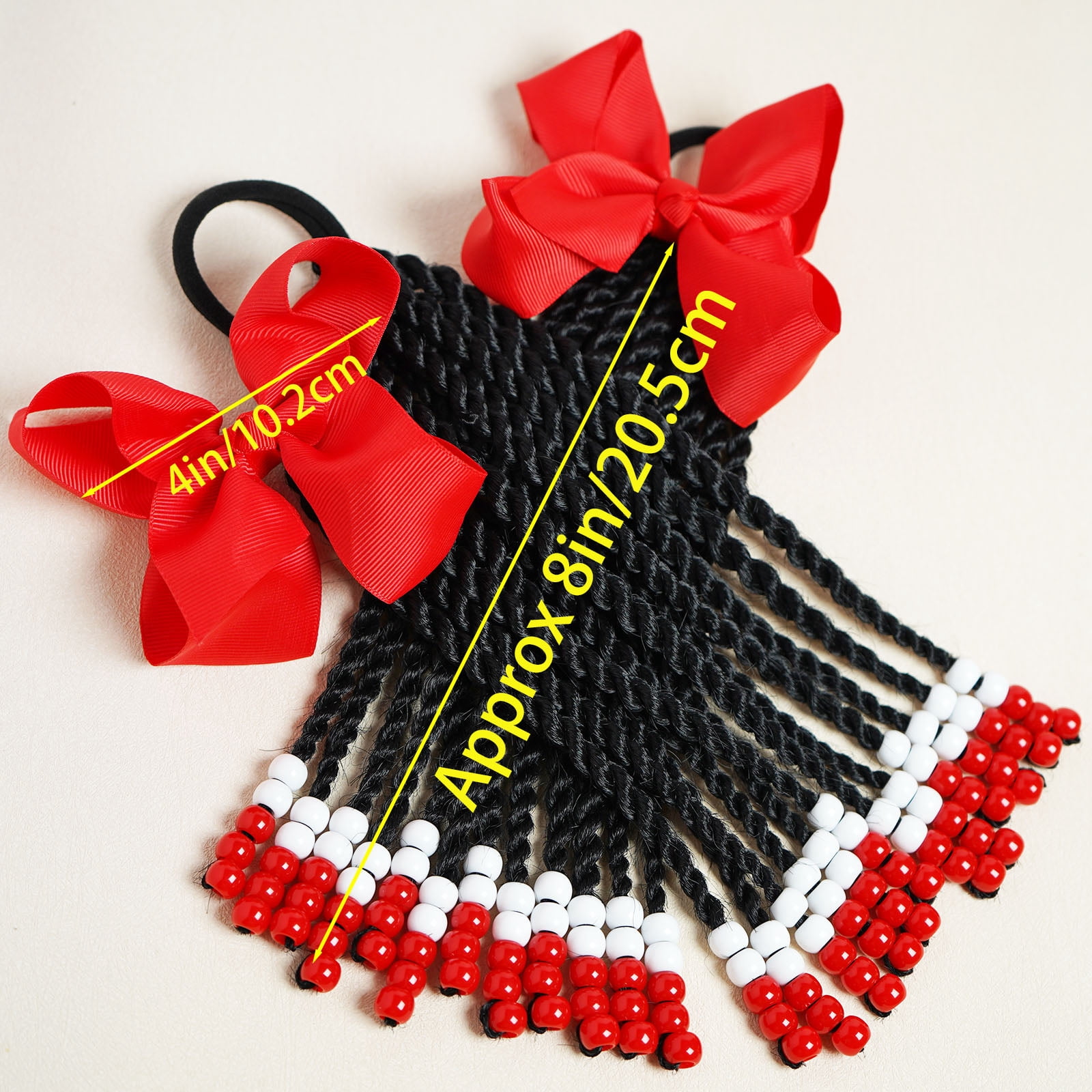 2pcs STHair Kids Ponytail Extension, Band Synthetic Hair Extension with ...